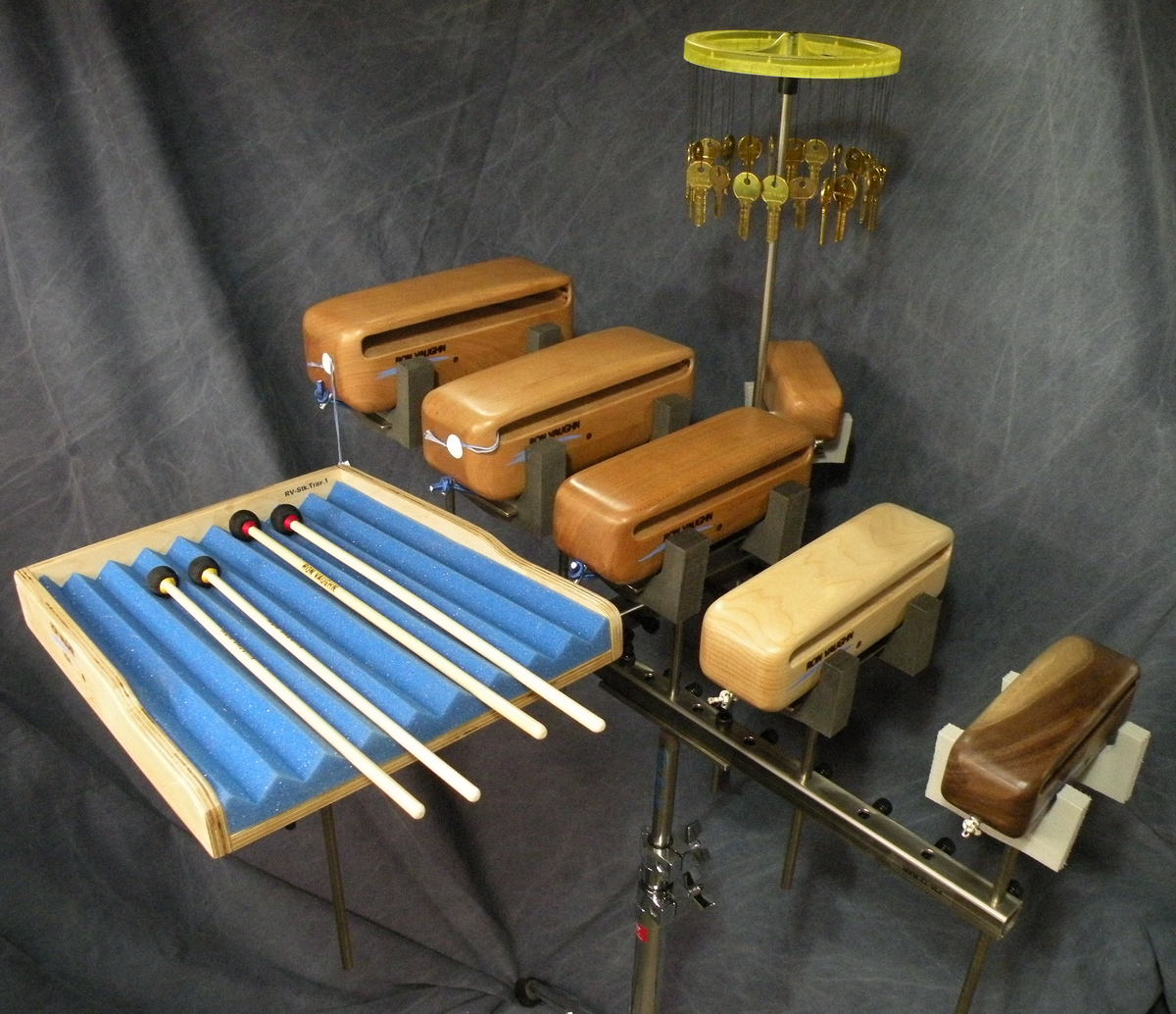 No-Roll Stick Tray with FlexMount Mounting Hardware – Ron Vaughn Percussion